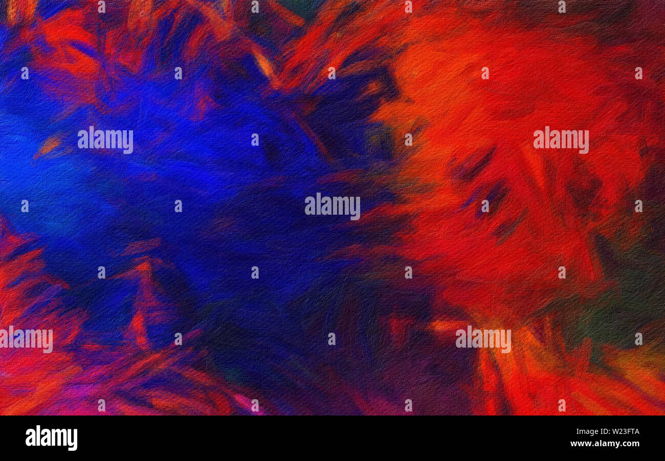 Fashion abstract printable wall art in big size. Mixed impressionism ...