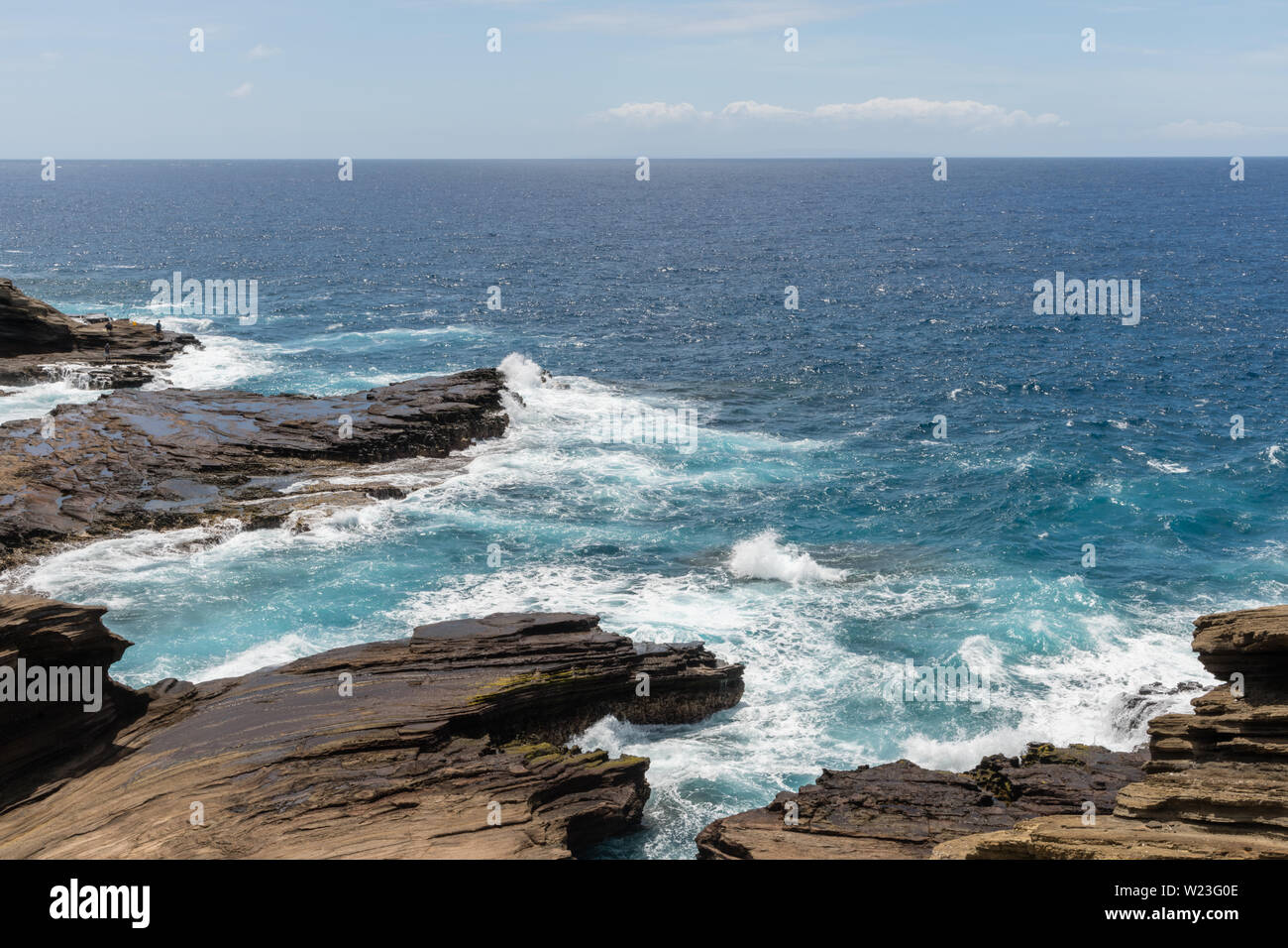 Stunning Lanai lookout vista on Oahu, Hawaii Stock Photo - Alamy