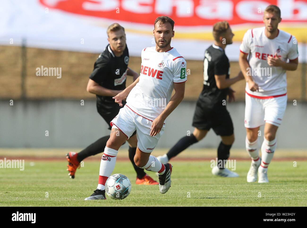 firo: 05.07.2019 Football, 2019/2020 1.Bundesliga: Test match 1.FC ...