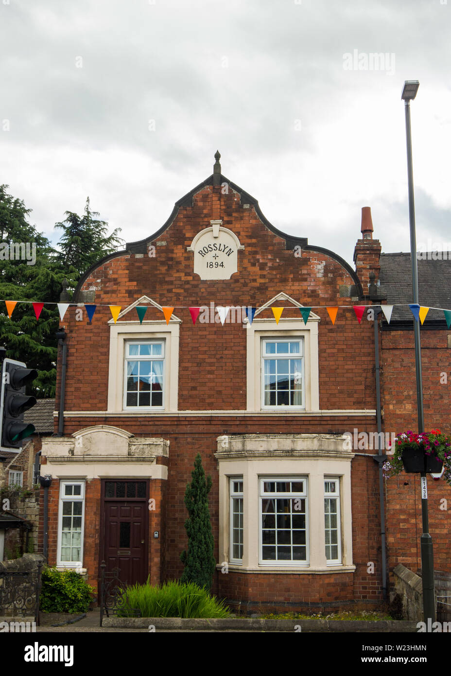 Red brick buildings in Duffield Derbyshire Stock Photo - Alamy