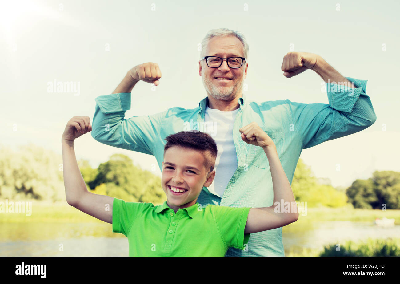 Strength muscle family hi-res stock photography and images - Alamy