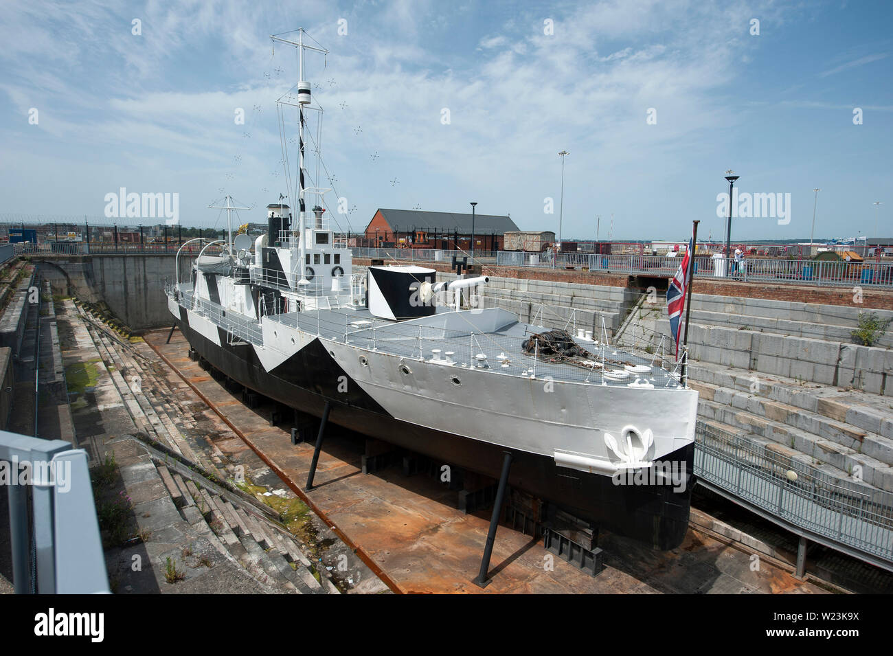 HMS M33, M29-class monitor boat, Portsmouth Historical Dockyard ...