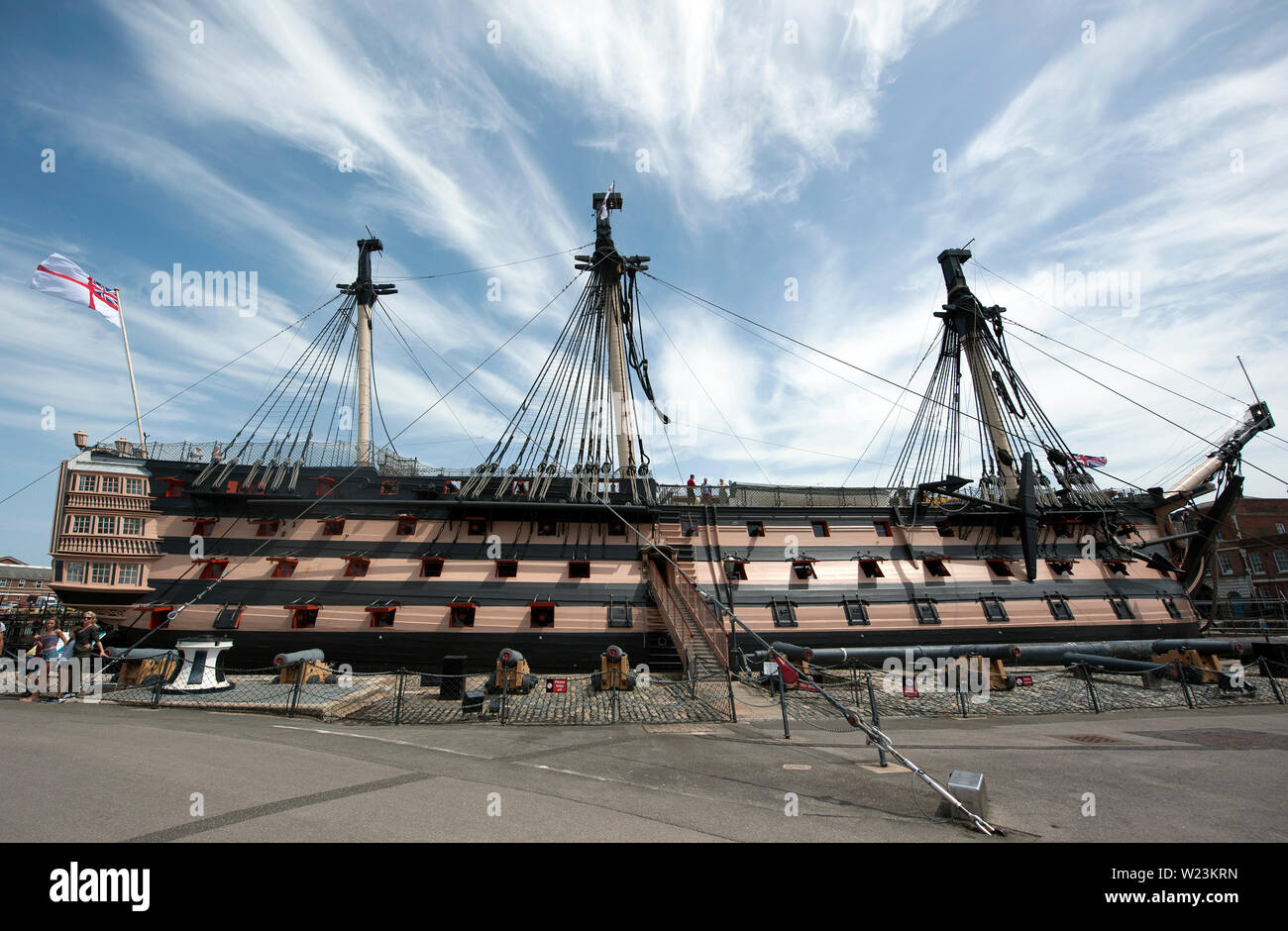 HMS Victory, Portsmouth Historical Dockyard, Portsmouth, Hampshire ...