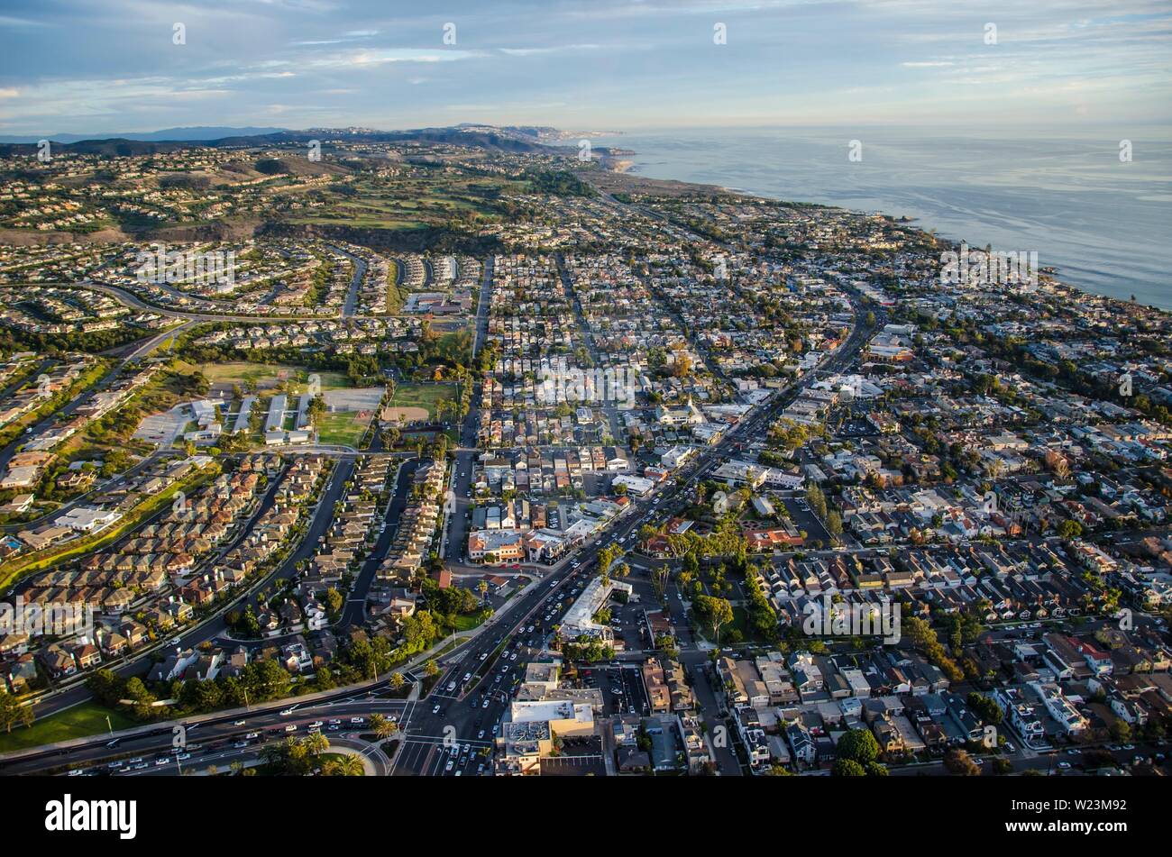 aerial stock photo of Newport Beach California Stock Photo - Alamy