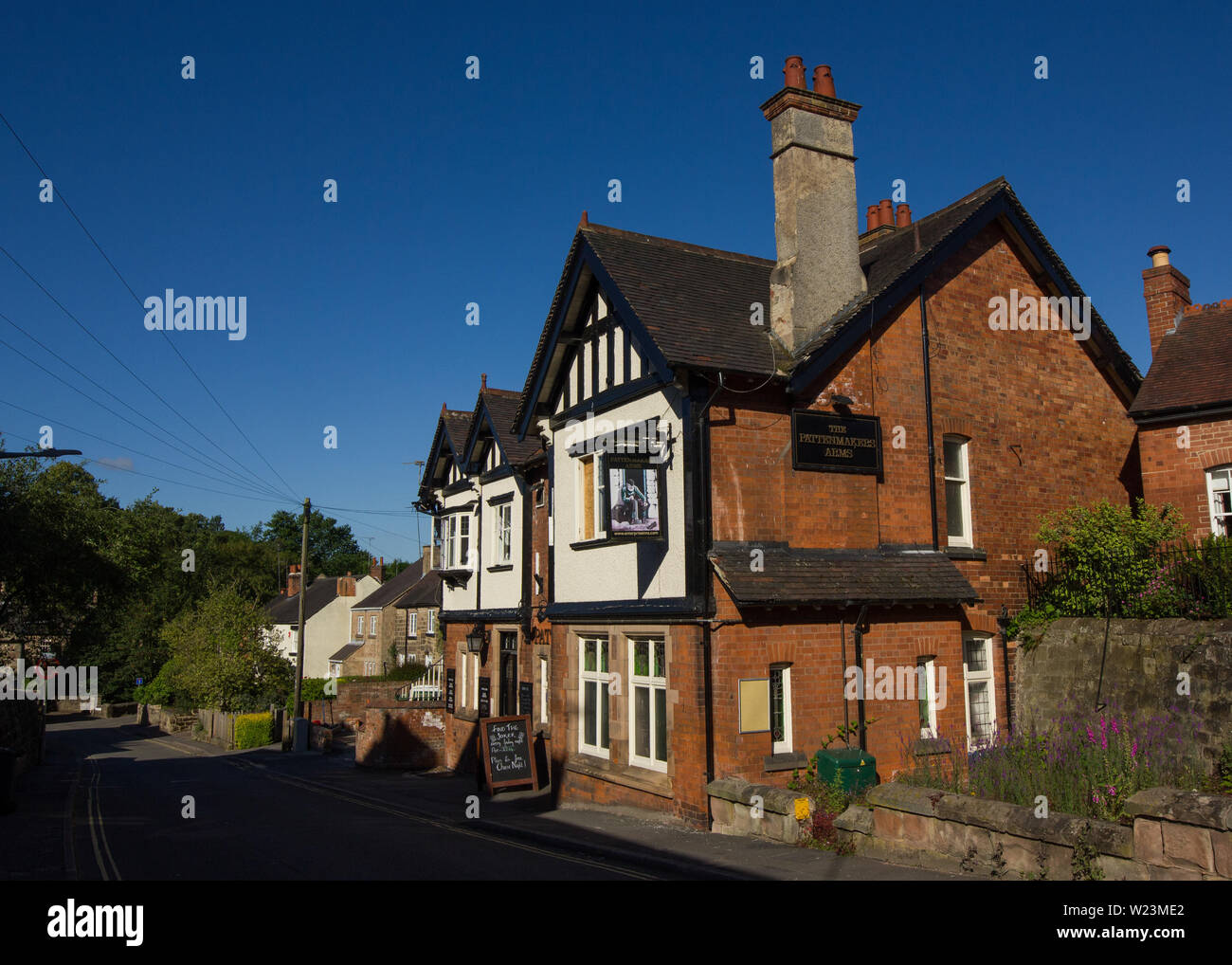 The pattern makers pub in Duffield Derbyshire UK Stock Photo - Alamy