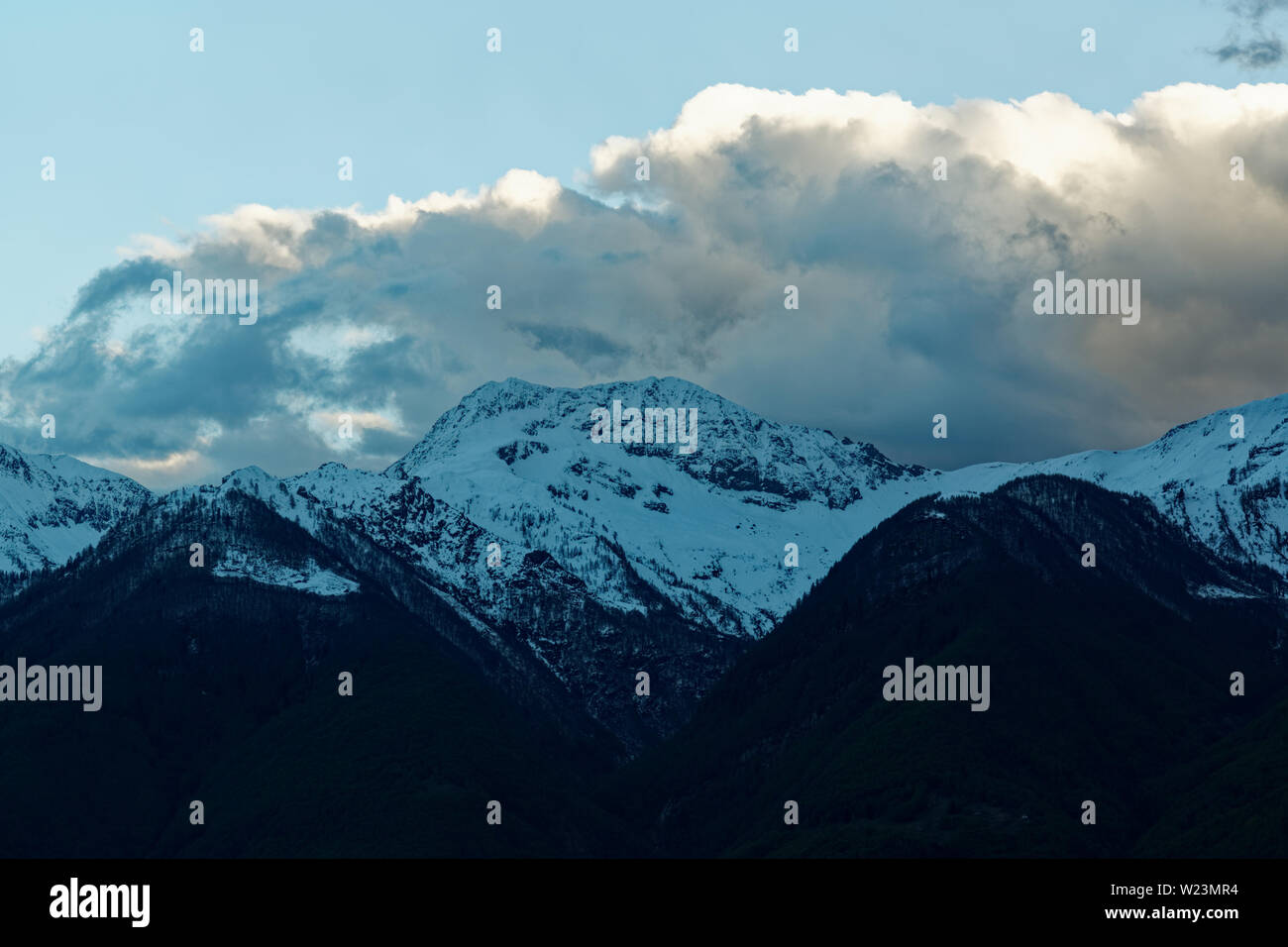 Stormy alps hi-res stock photography and images - Alamy
