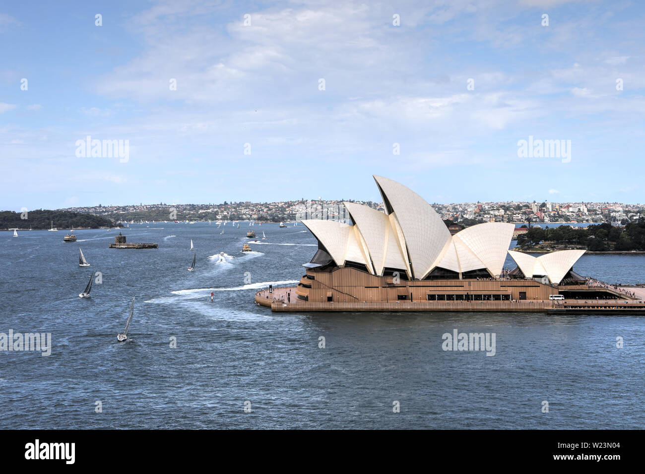 Aerial view sydney opera house hi-res stock photography and images - Alamy