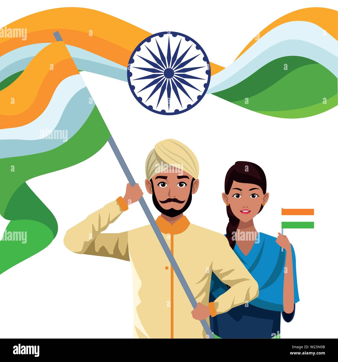 Indian ethnic people cartoons Stock Vector Image & Art - Alamy