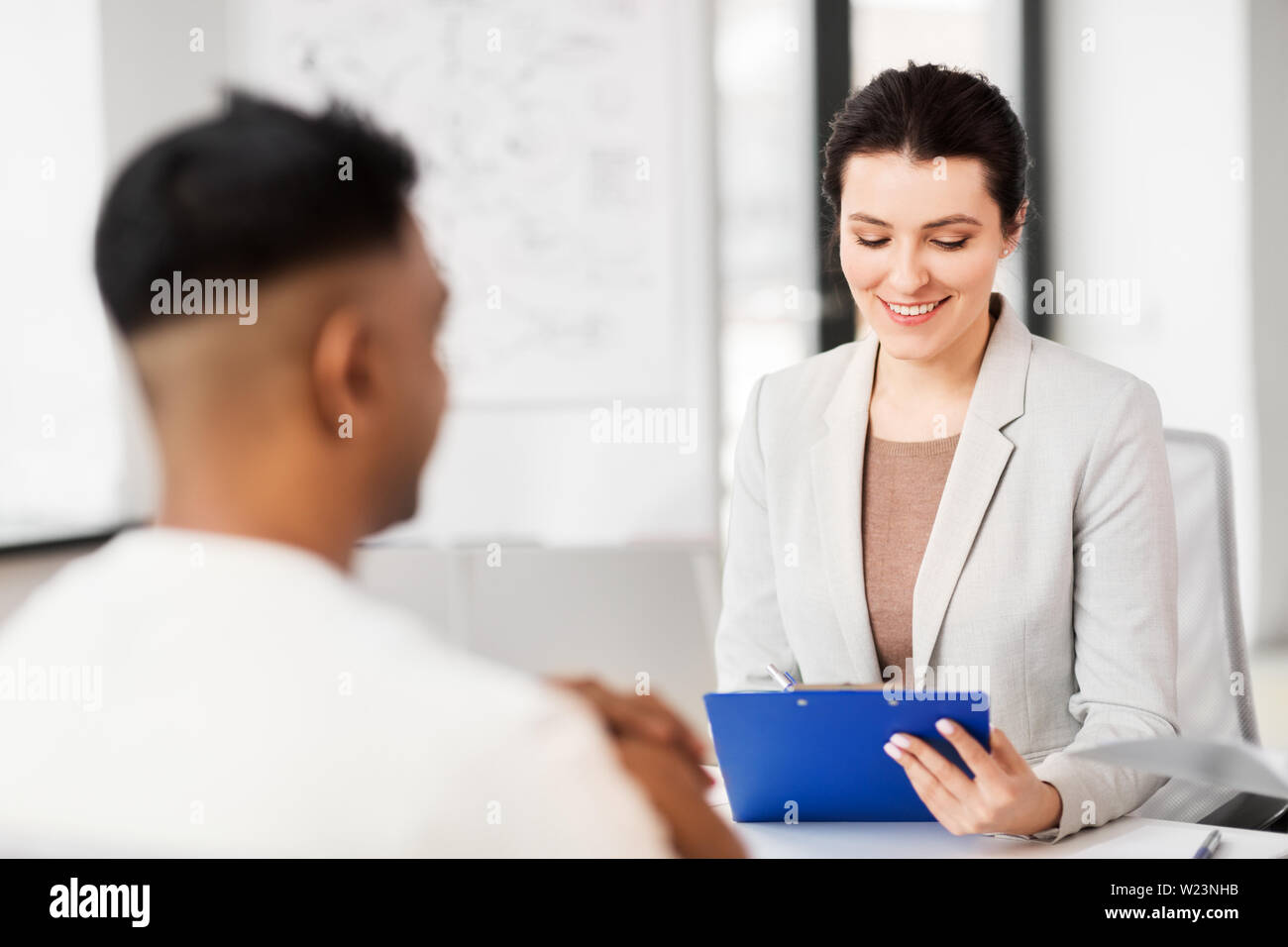 New hire employee office hi-res stock photography and images - Alamy