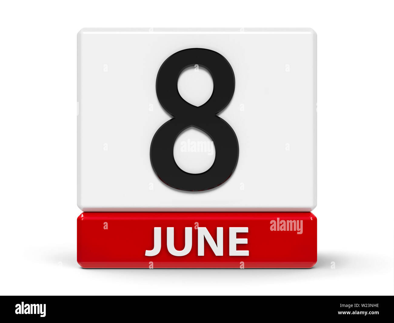 June 8 calendar hi-res stock photography and images - Alamy