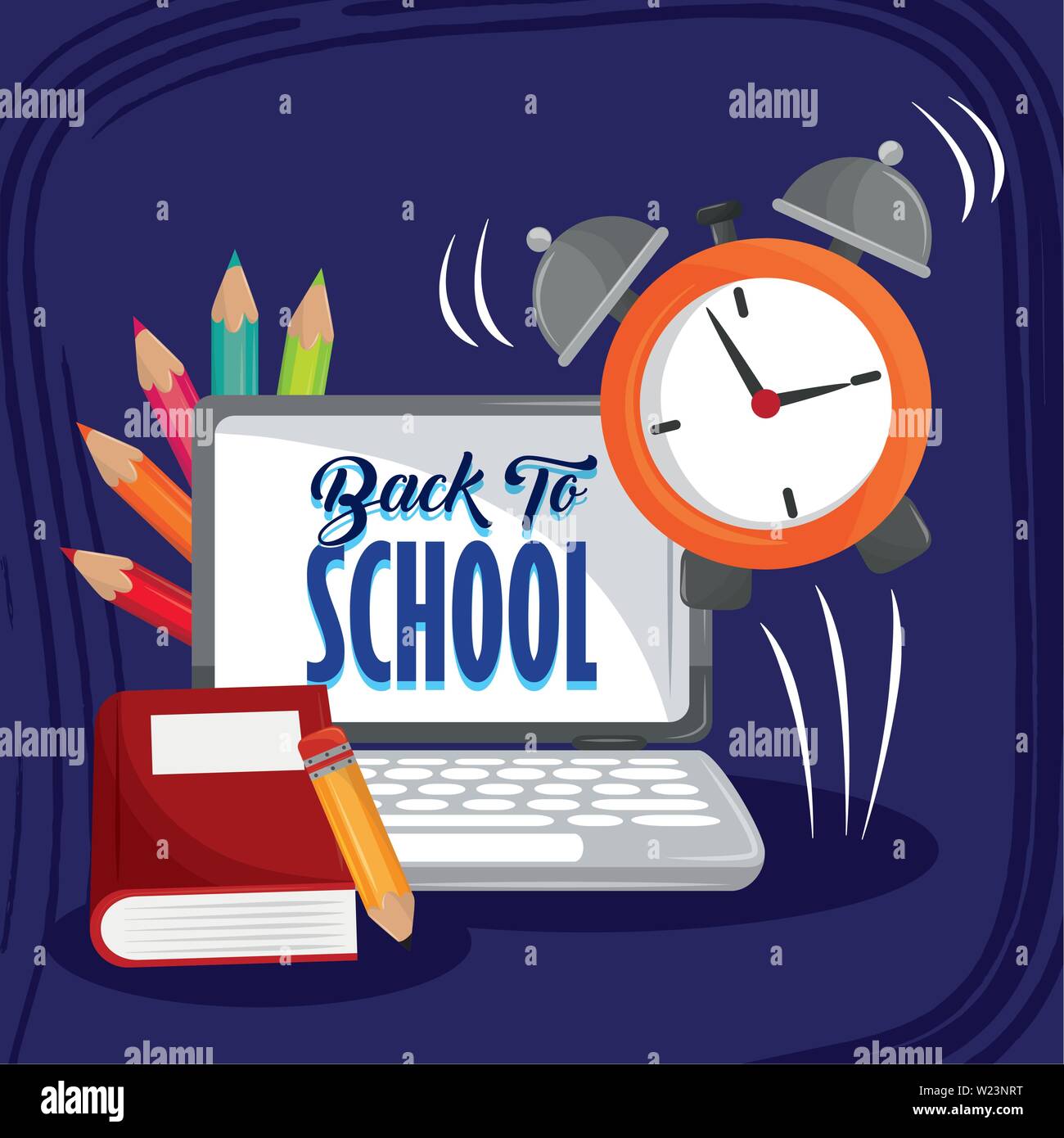 Back to school season card Stock Vector Image & Art - Alamy