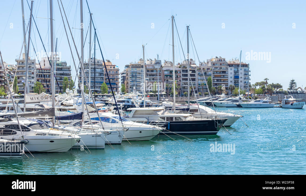 Piraeus pasalimani port harbour greek hi-res stock photography and ...