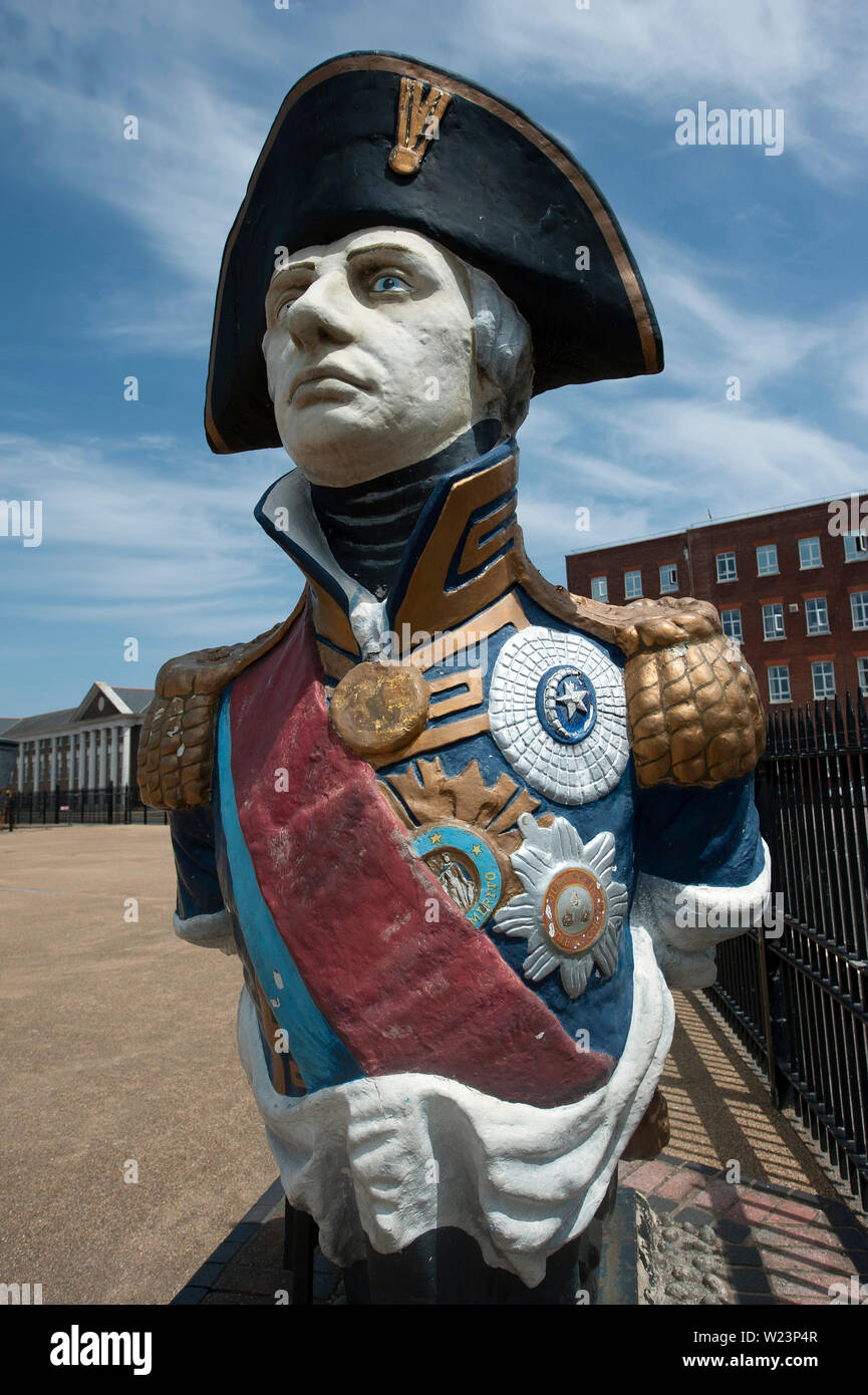 First Sea Lord, Admiral Horatio Nelson, HMS Victory, Portsmouth ...
