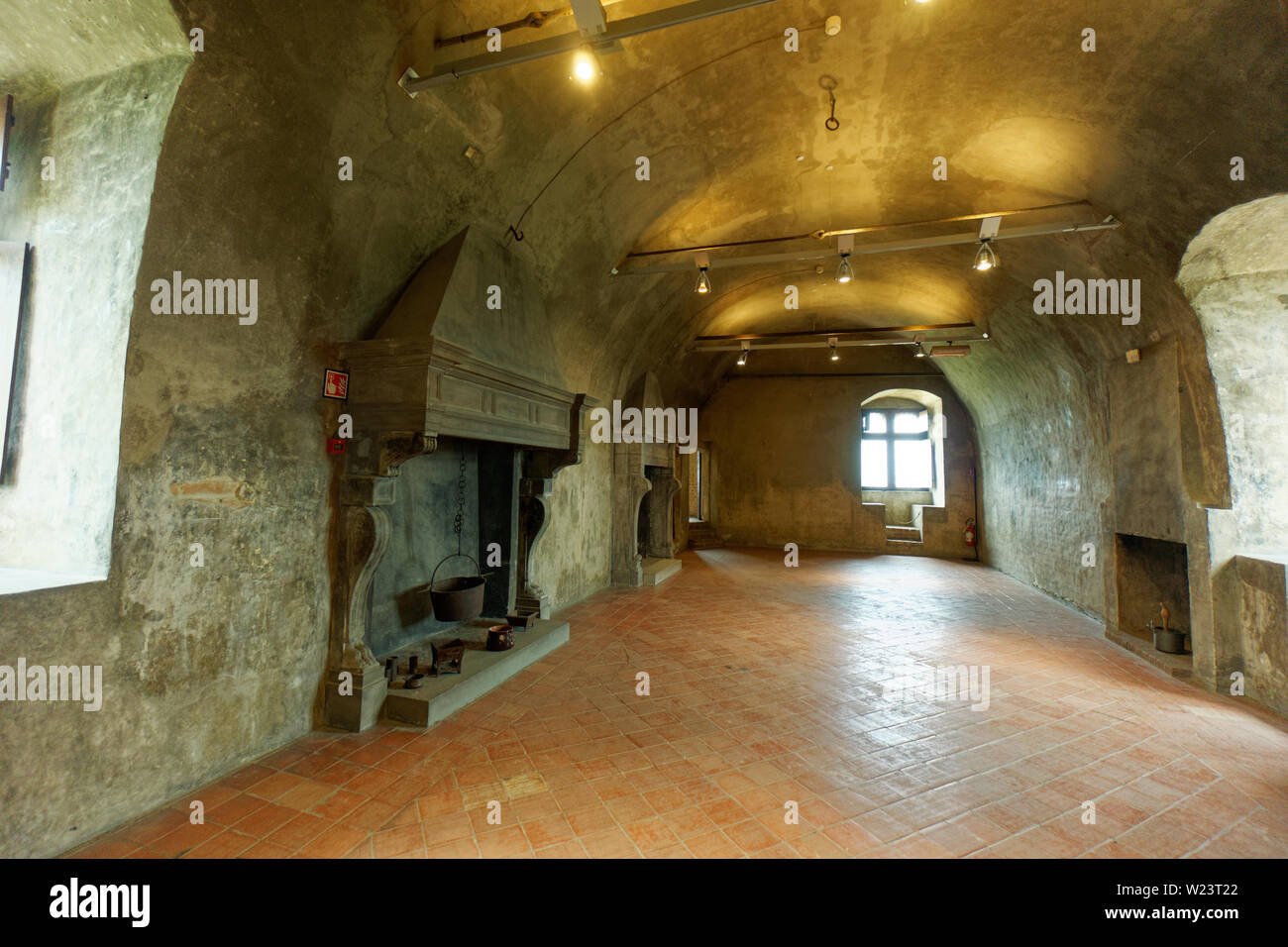 Empty village hall hi-res stock photography and images - Alamy