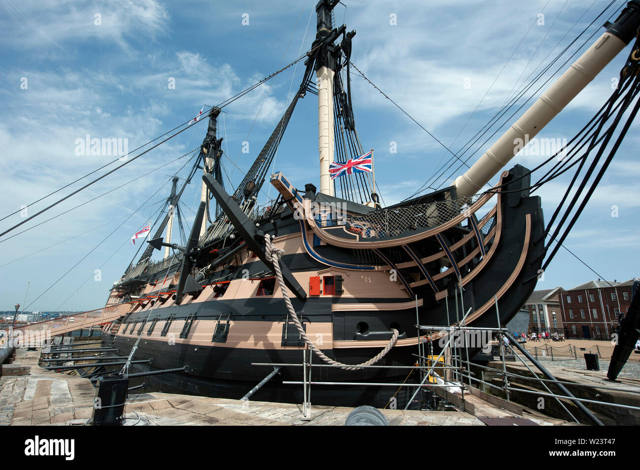 HMS Victory, Portsmouth Historical Dockyard, Portsmouth, Hampshire ...