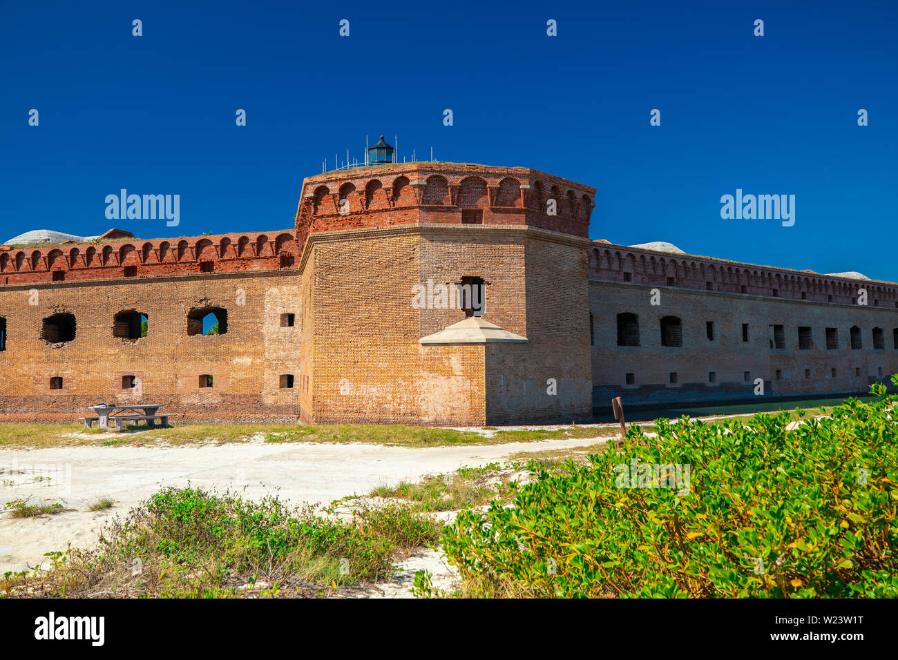 Dry Tortugas National Park. Florida. Fort Jefferson. USA Stock Photo ...