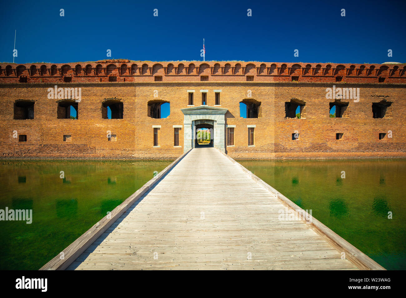 Dry Tortugas National Park. Florida. Fort Jefferson. USA Stock Photo ...