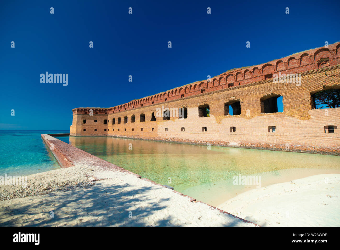 Dry Tortugas National Park. Florida. Fort Jefferson. USA Stock Photo ...