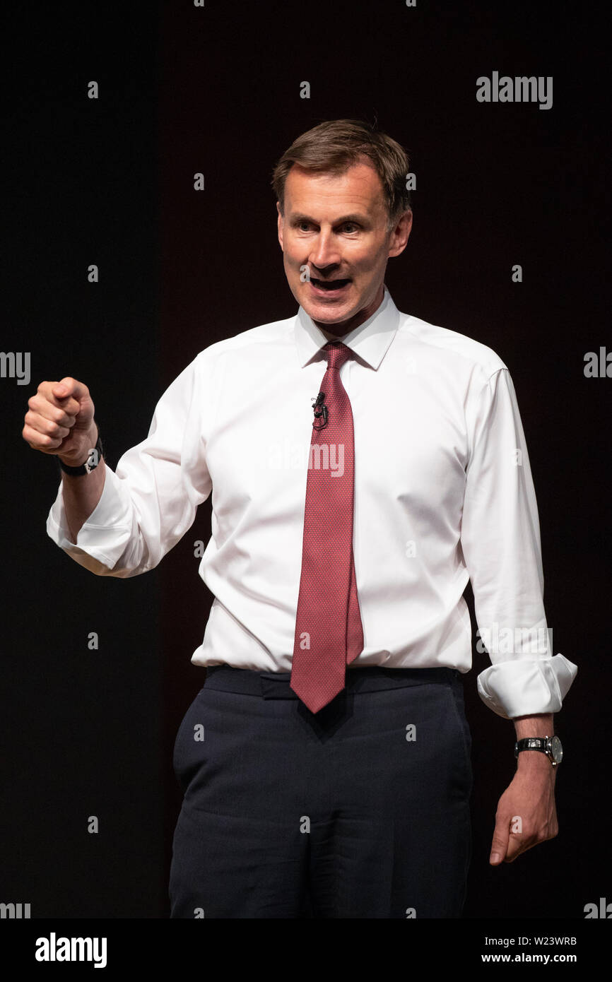 Conservative party leadership contender jeremy hunt hi-res stock ...