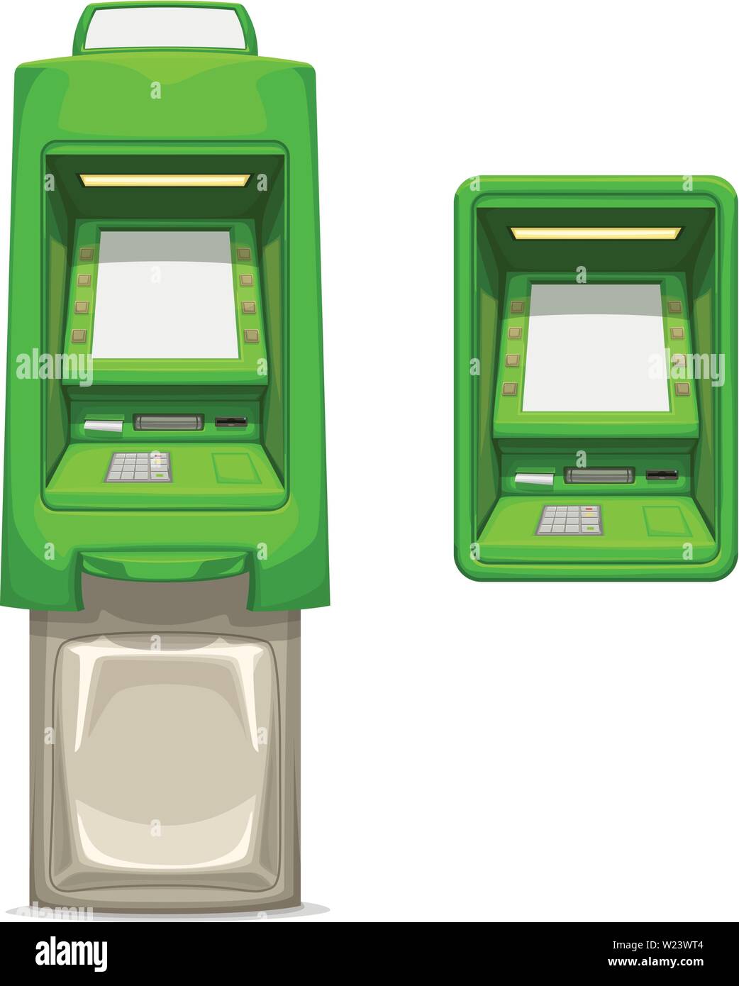 Atm atms cash machine Cut Out Stock Images & Pictures - Alamy