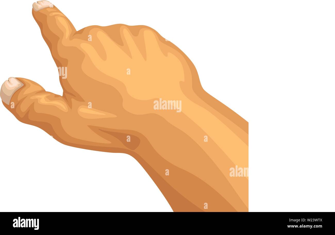 cartoon pointing male hand Stock Vector Image & Art - Alamy