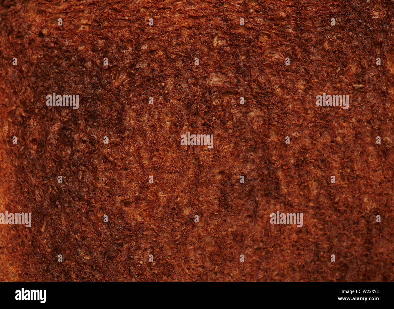 Texture of burnt toast bread close-up view Stock Photo - Alamy