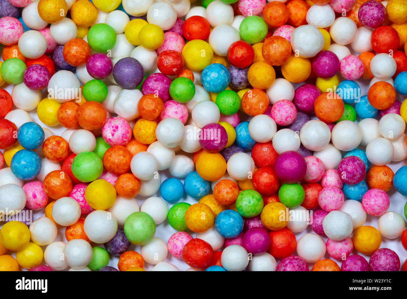 Colorful bright background, multi-colored balls. Sweet nice background ...