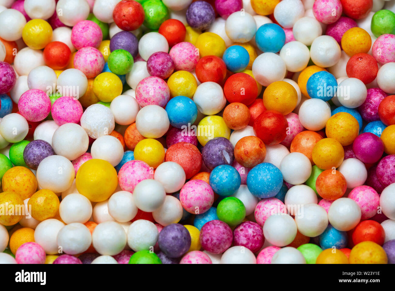 Colorful bright background, multi-colored balls. Sweet nice background ...
