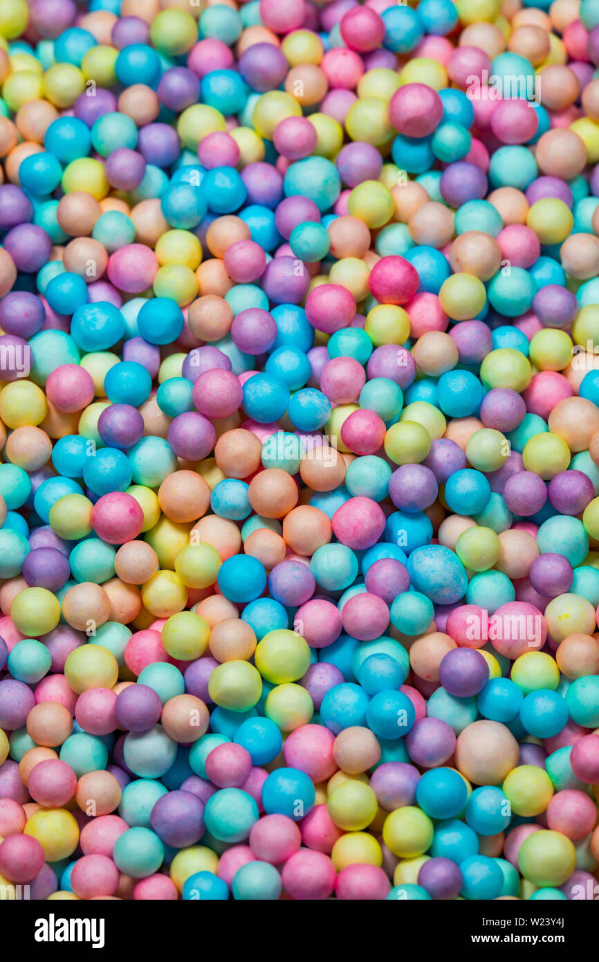 Colorful bright background, multi-colored balls. Sweet nice background ...