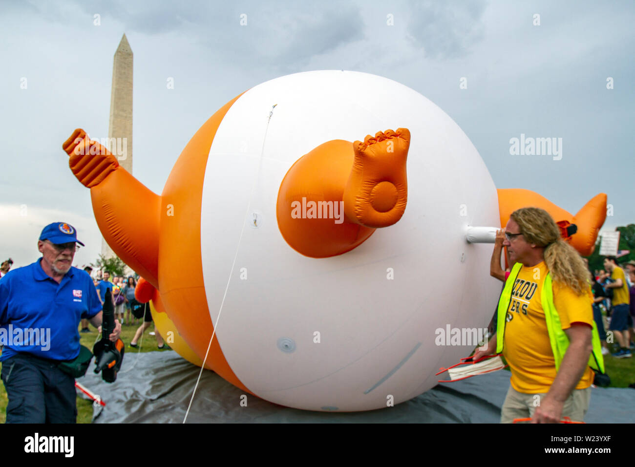 Trump in a diaper hi-res stock photography and images - Alamy