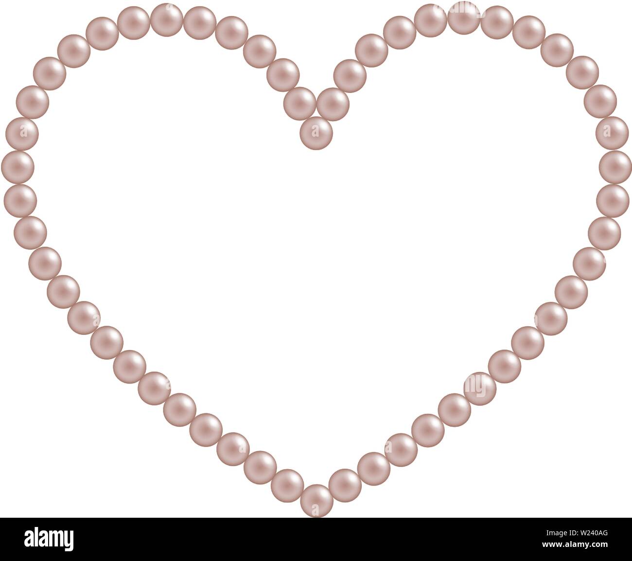 Pearls border hi-res stock photography and images - Alamy