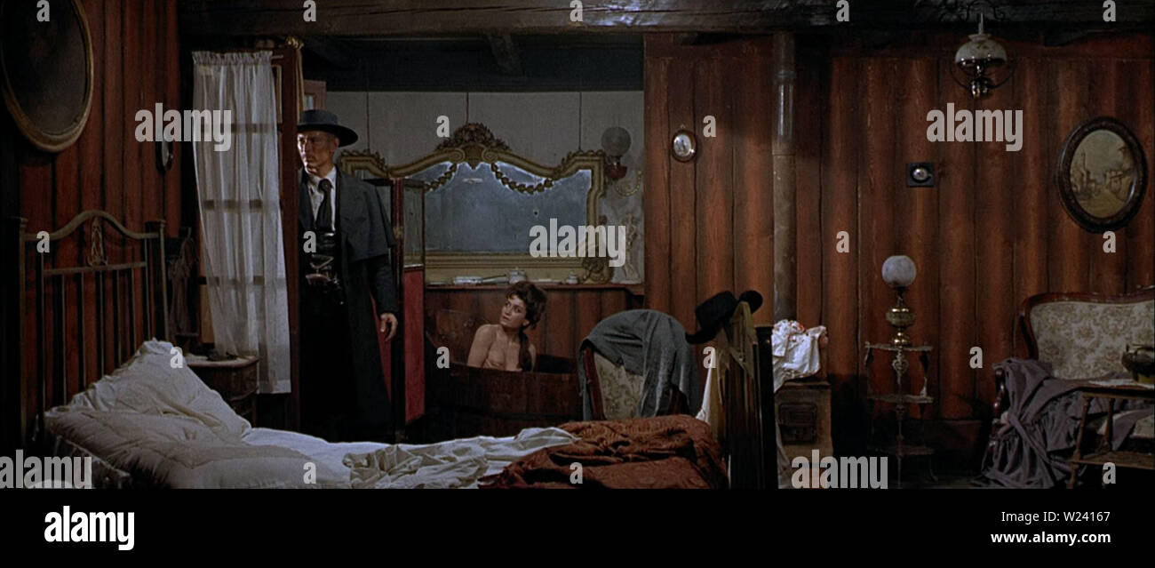 Rome. Italy. Lee Van Cleef and Diana Rabito in a scene in ©PEA/United ...