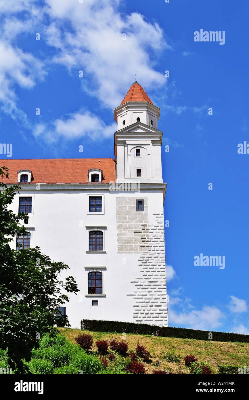Bratislava castle vertical Stock Photo - Alamy