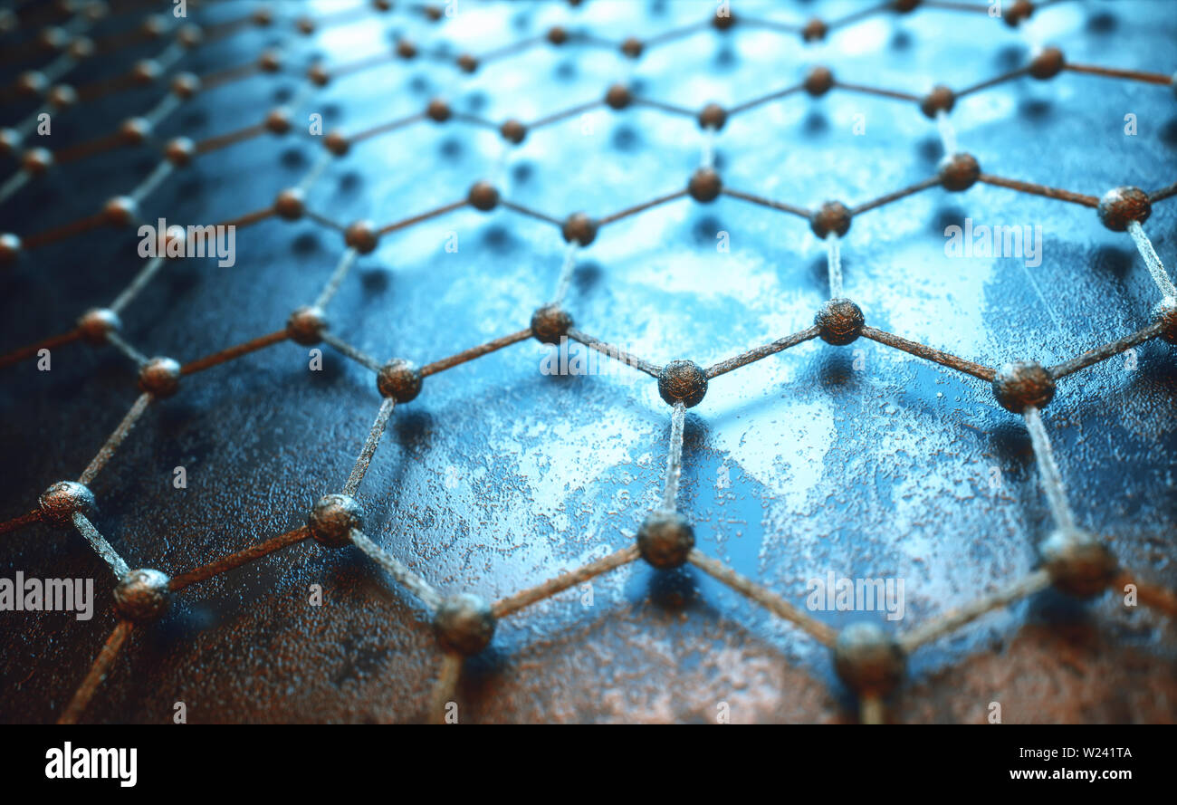 Graphene, computer illustration Stock Photo - Alamy