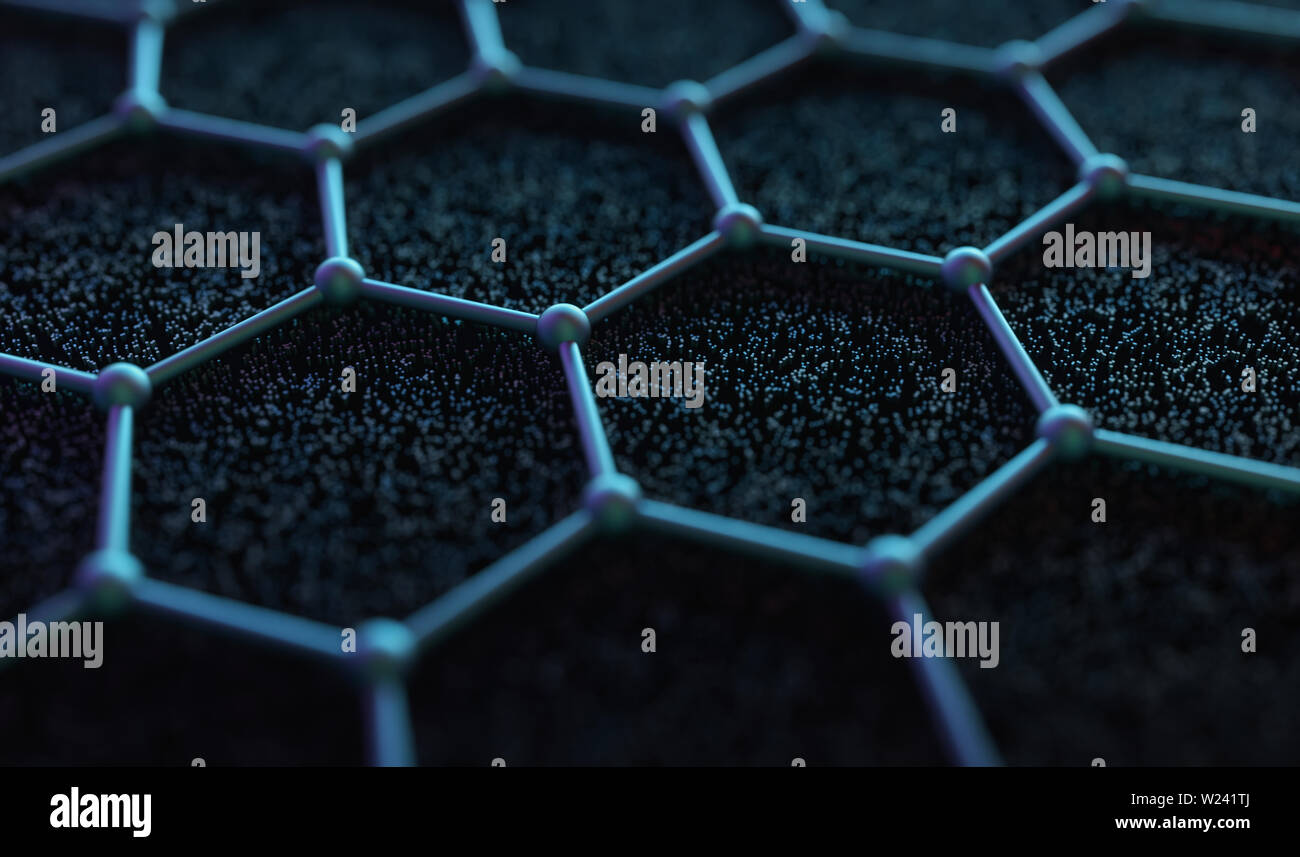 Graphene, computer illustration Stock Photo - Alamy