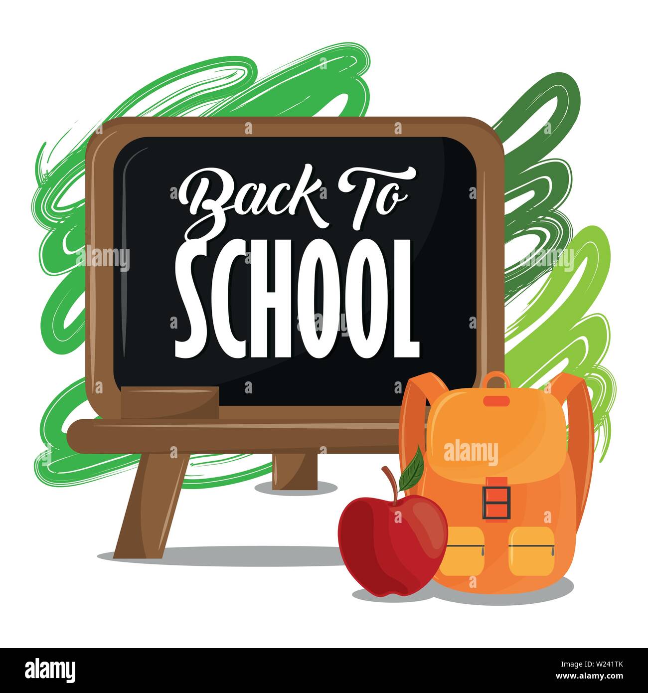 Back to school season card Stock Vector Image & Art - Alamy