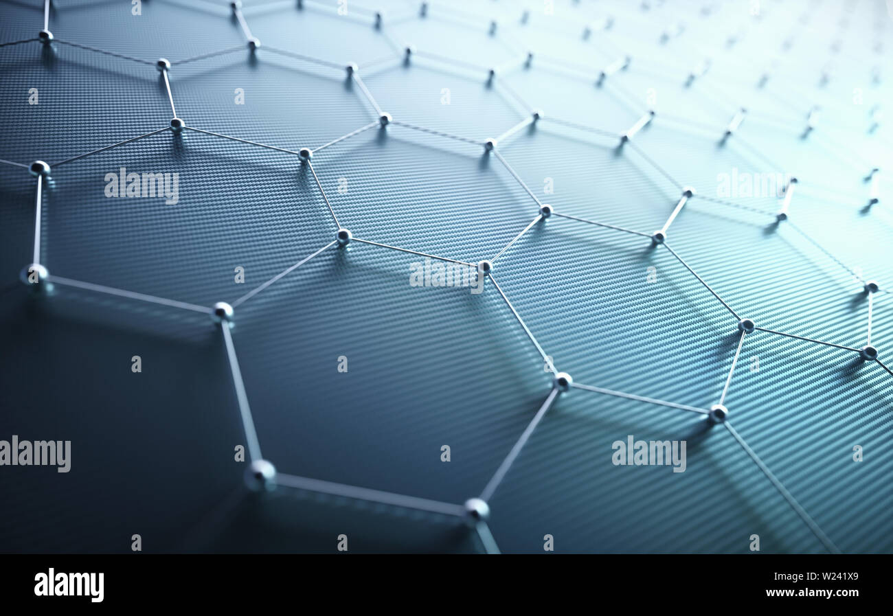 Graphene, computer illustration Stock Photo - Alamy