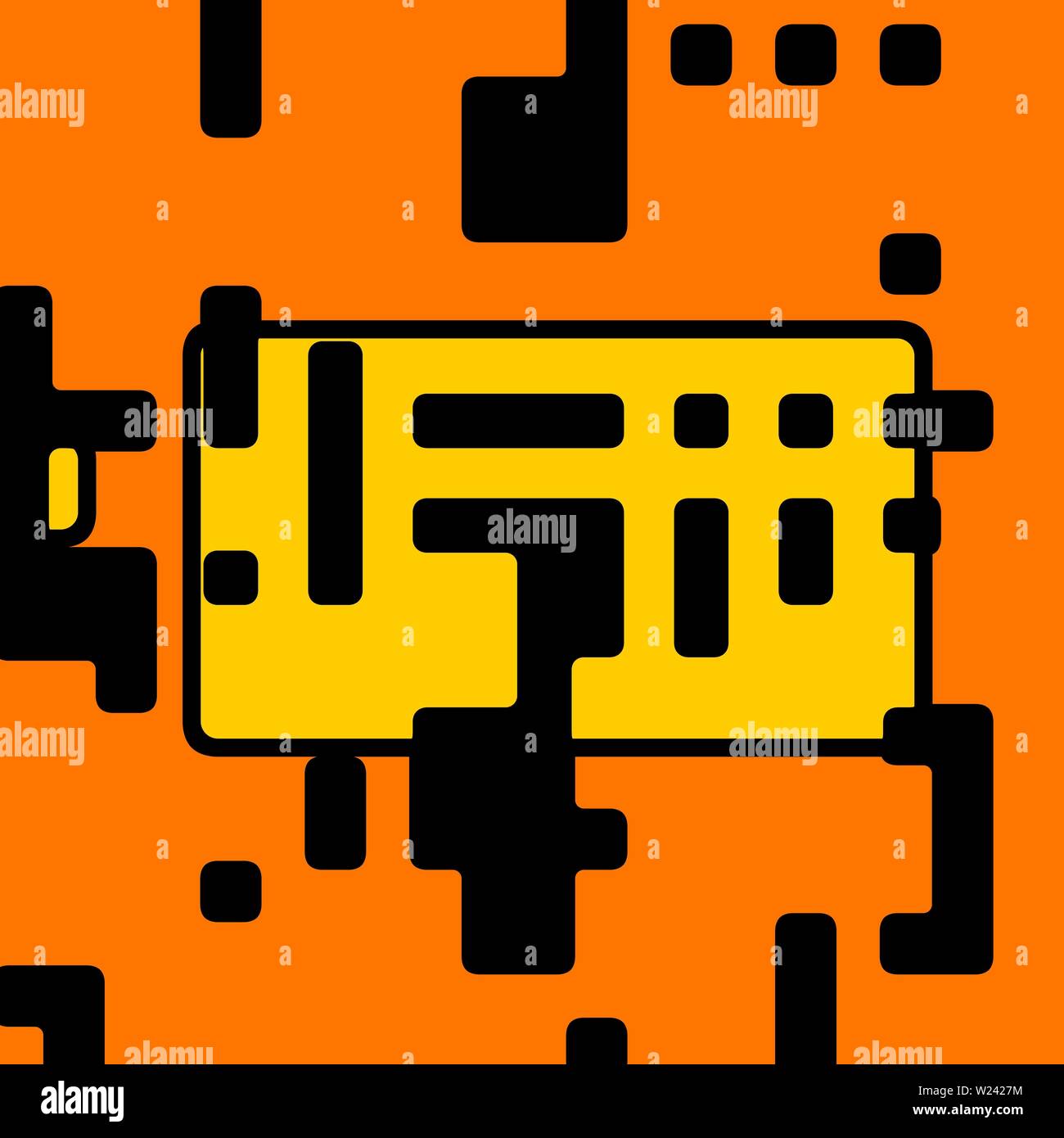 Computer chip, illustration Stock Photo - Alamy