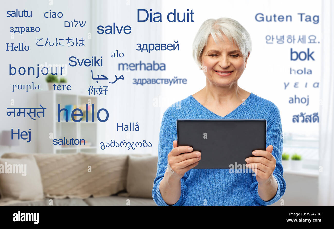 Translator female hi-res stock photography and images - Alamy