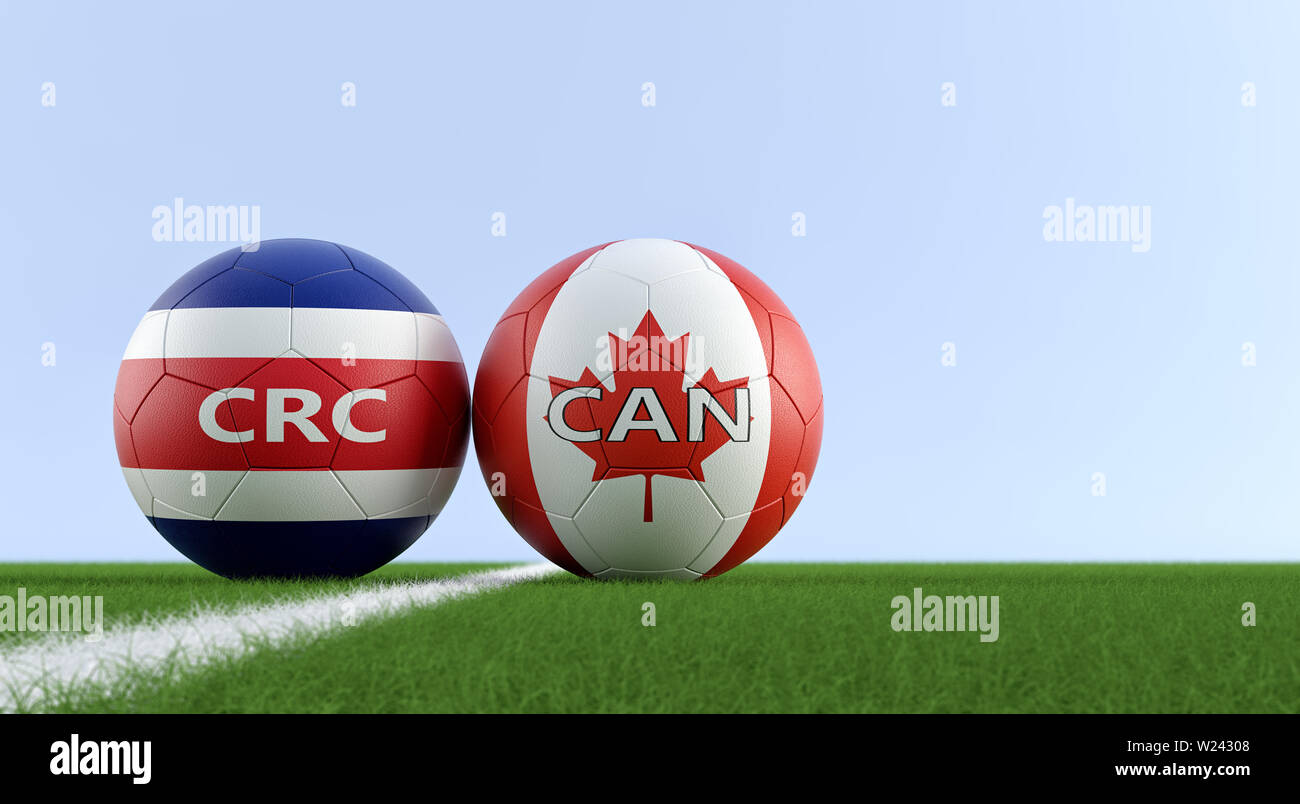 Canada vs. Costa Rica Soccer Match - Soccer balls in Costa Rica and ...