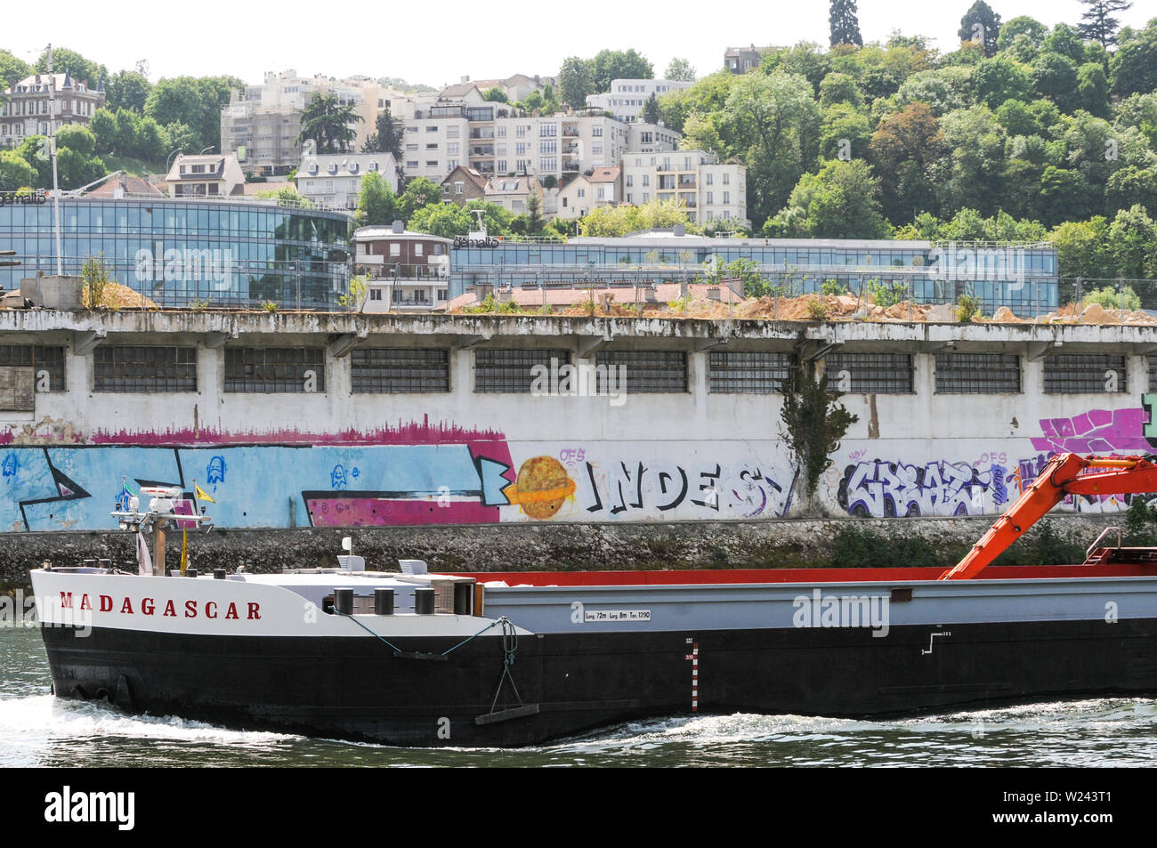 Ile Seguin, Paris, Hauts-de-Seine, Ile de France, France Stock Photo ...