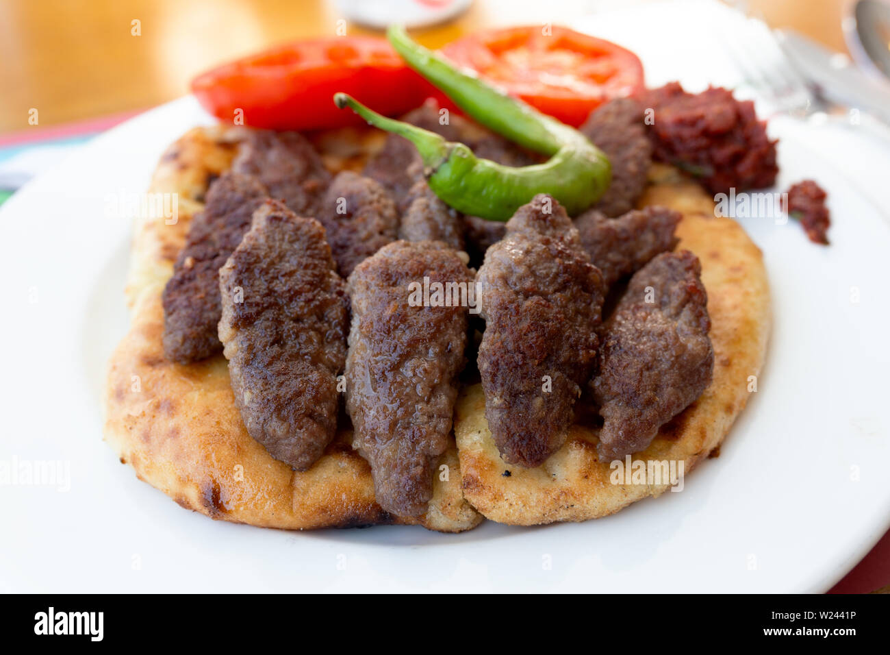 Turkish Traditional Kofte, Meatball Stock Photo - Alamy