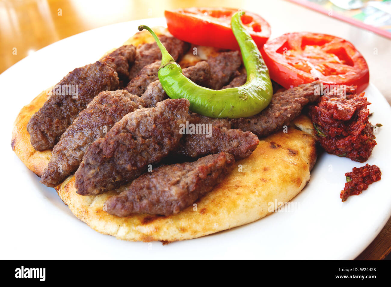 Turkish Traditional Kofte, Meatball Stock Photo - Alamy