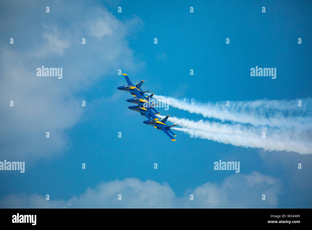 Blue Angels Fighters Stock Photo - Alamy