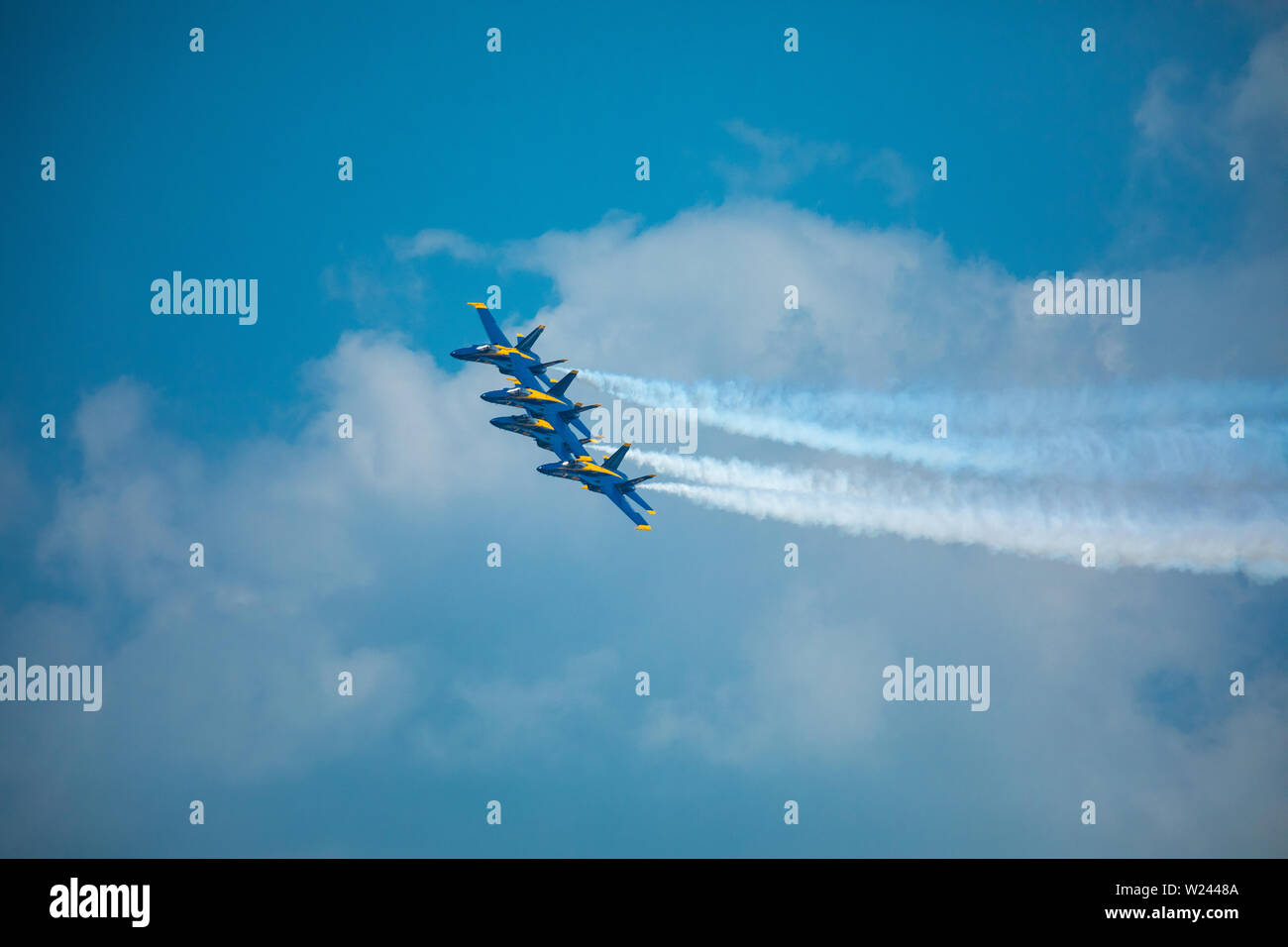 Blue Angels Fighters Stock Photo - Alamy