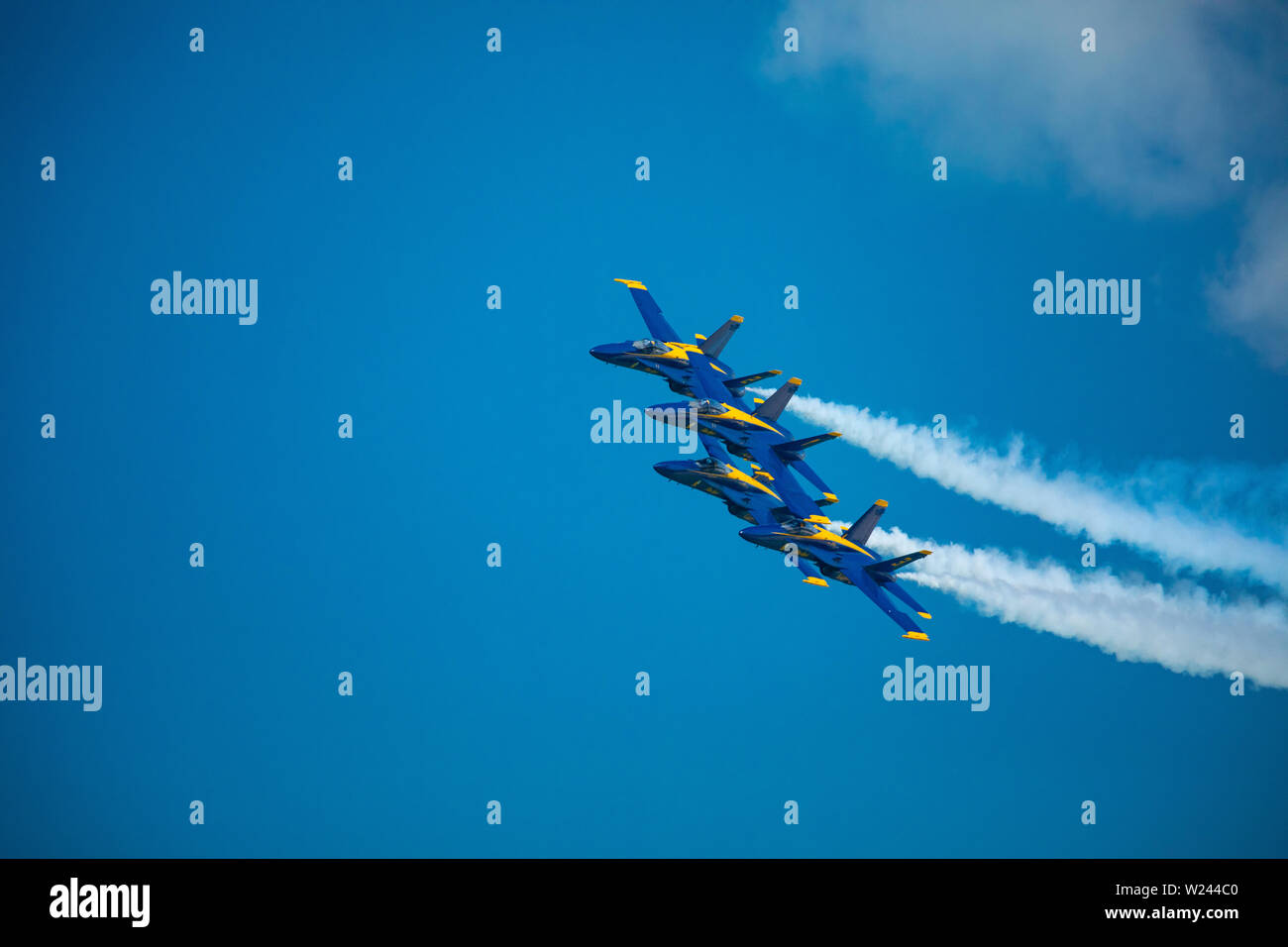 Blue Angels Fighters Stock Photo - Alamy