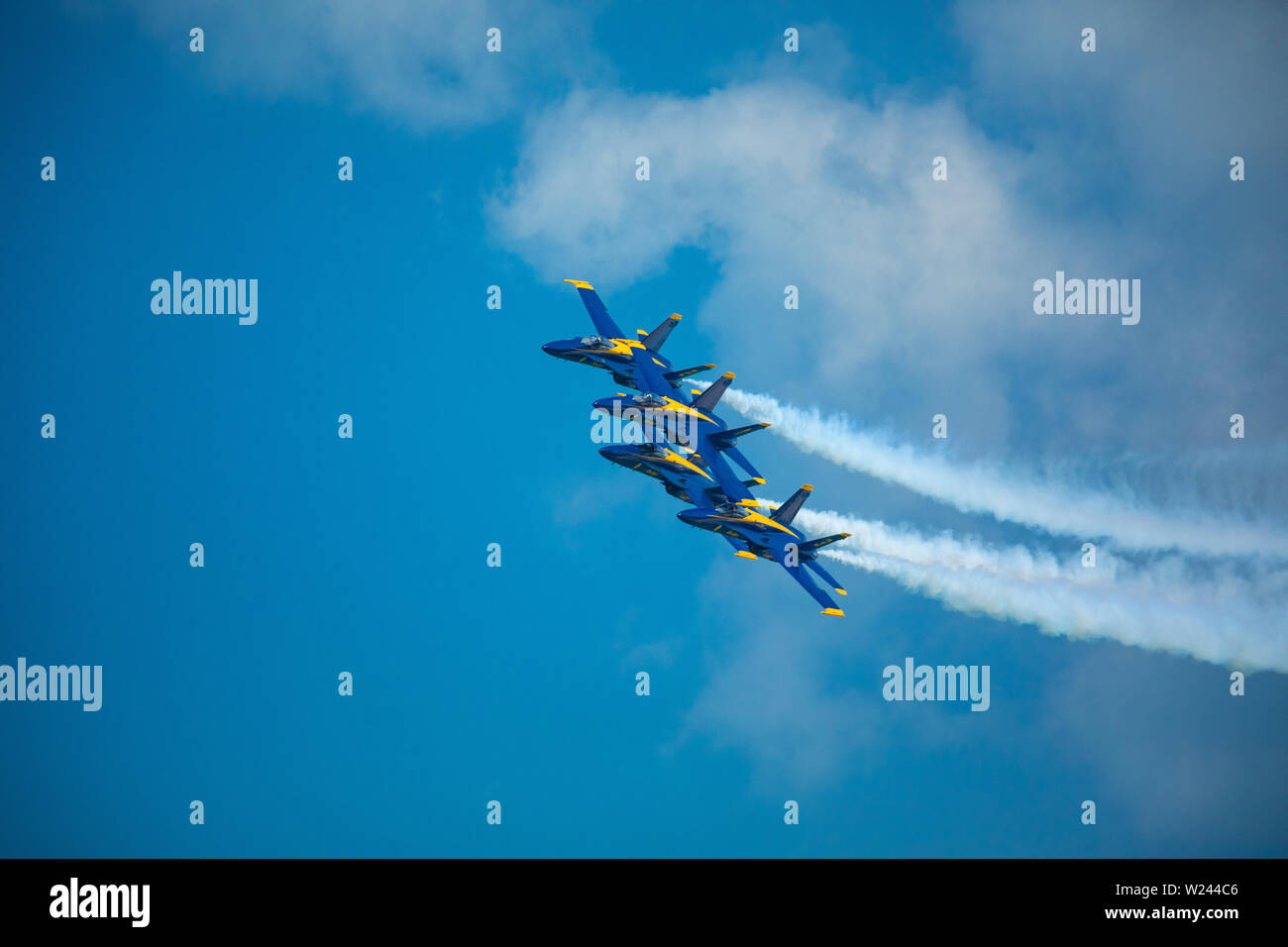 Blue Angels Fighters Stock Photo - Alamy