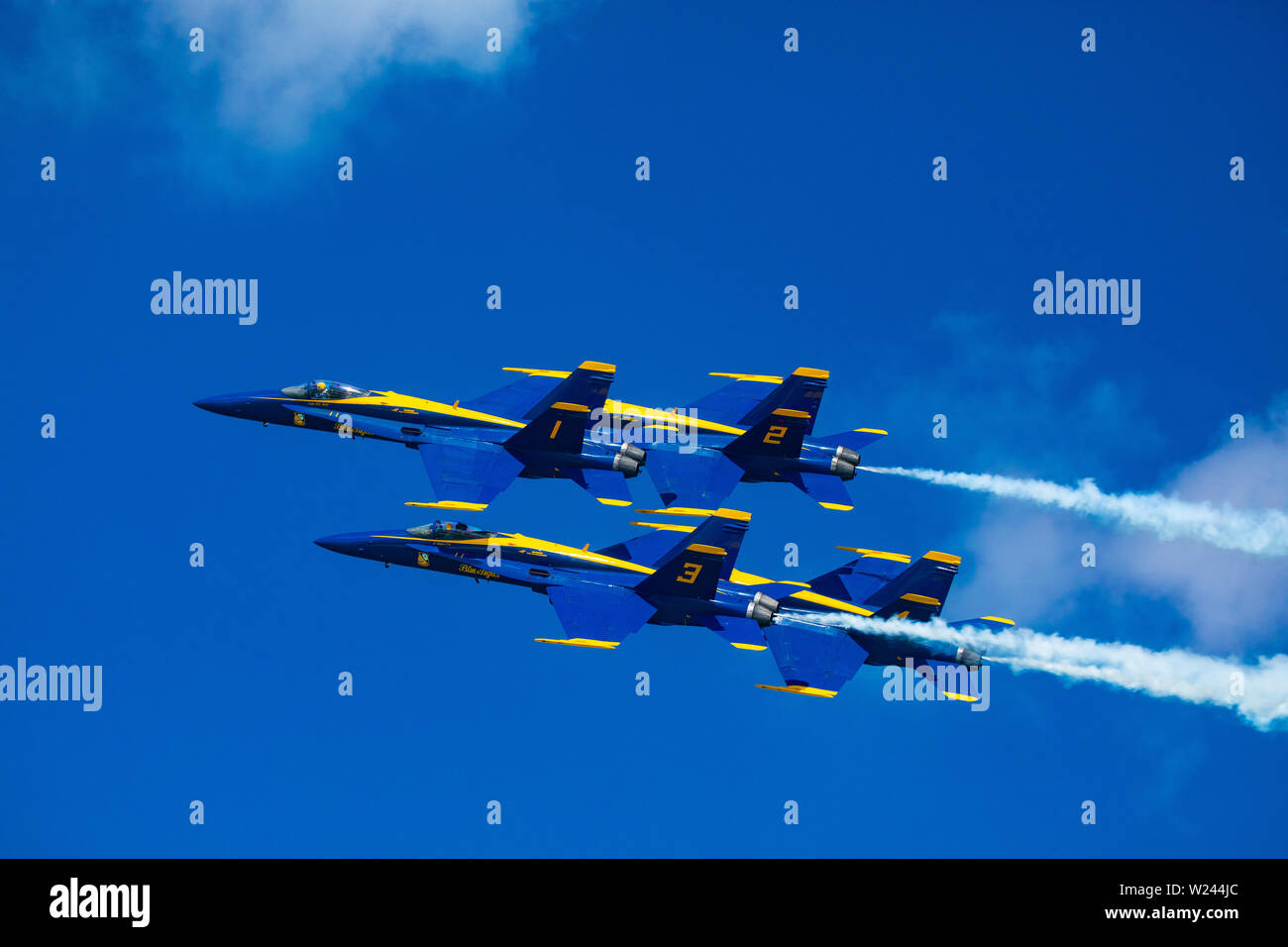 Blue Angels Fighters Stock Photo - Alamy