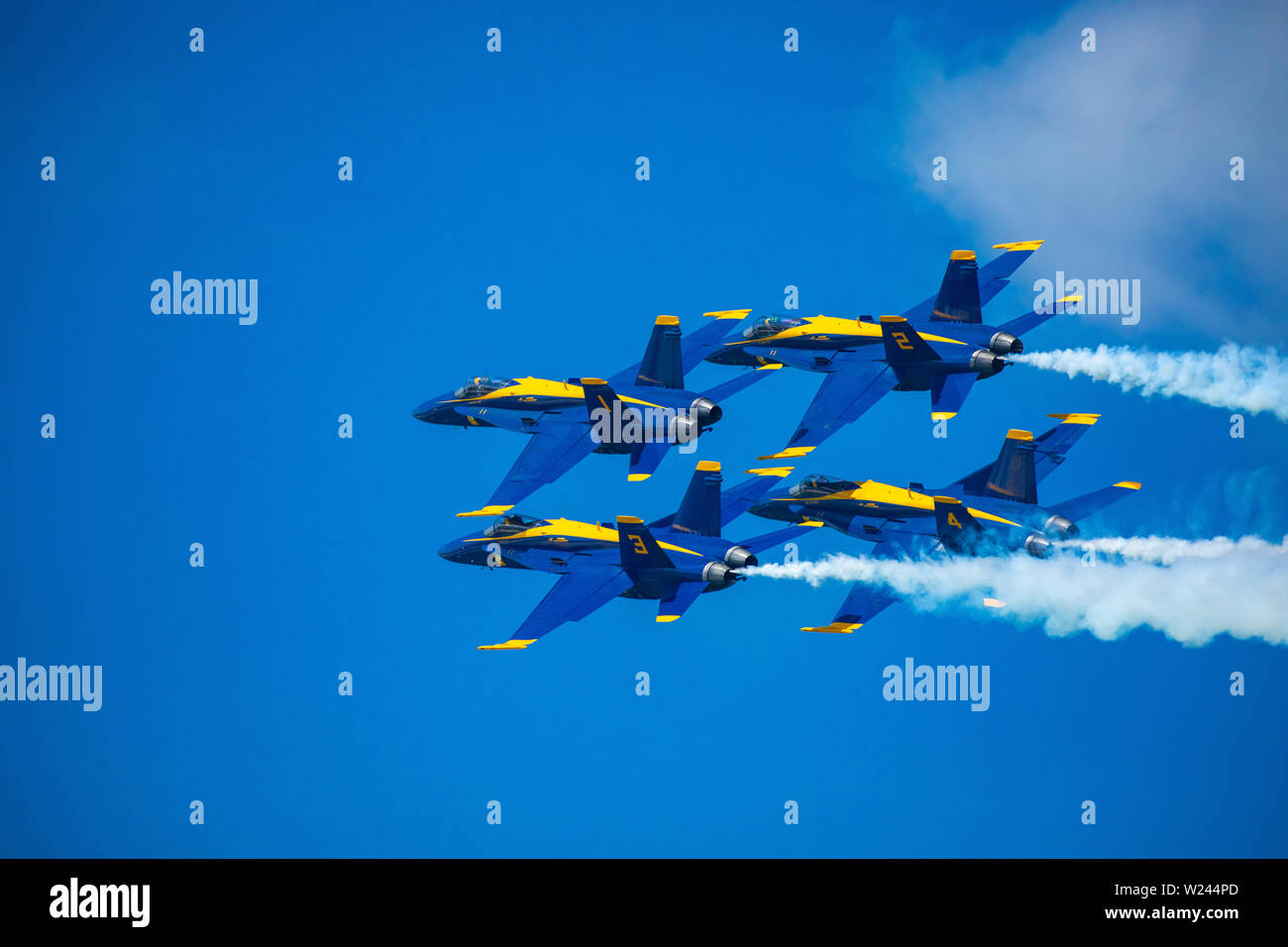 Blue Angels Fighters Stock Photo - Alamy