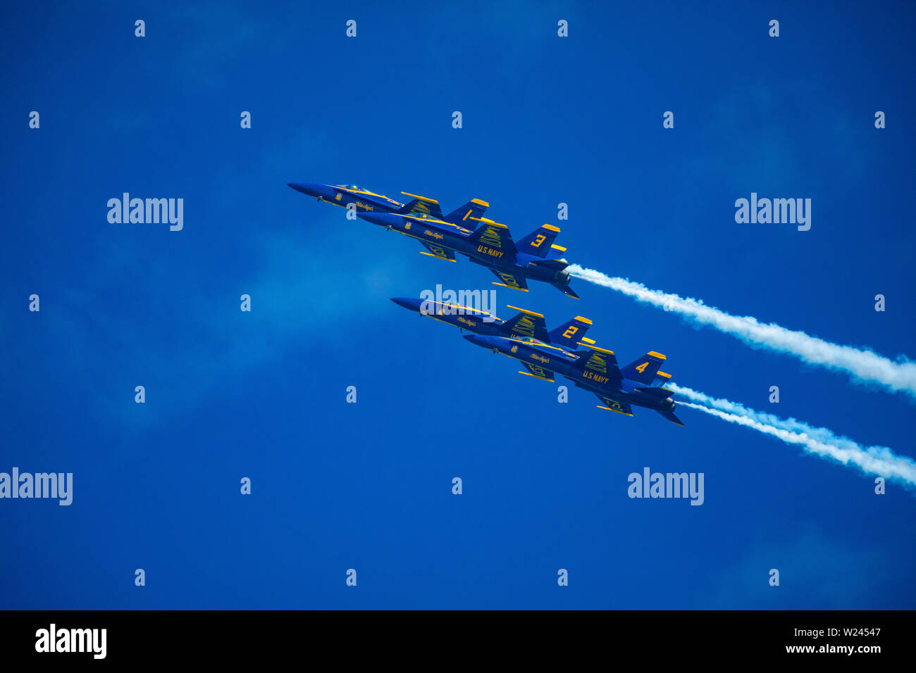 Blue Angels Fighters Stock Photo - Alamy